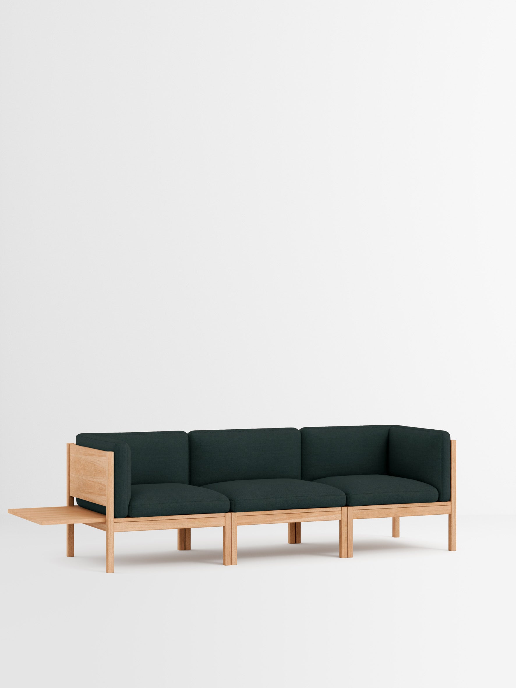 3 Seater Sofa with Sides + 1 Side Table | MOEBE Modular Sofa – moebe.dk
